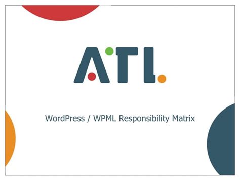 Wordpress Wpml Website Translation And Localization Roles Ppt