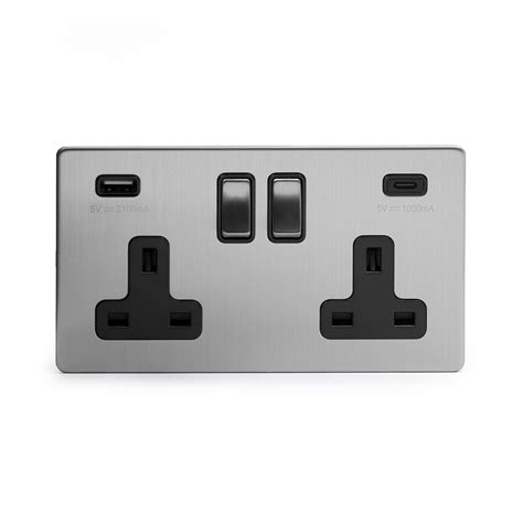 Screwless Usb Sockets Socket With Usb