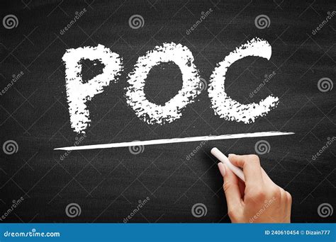 Prova De Conceito Poc Realização De Um Determinado Método Ou Ideia a