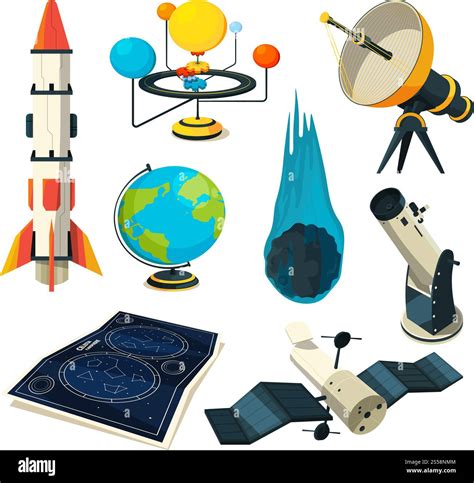 Astronomy Vector Symbols And Pictures Illustration Of Sky Map