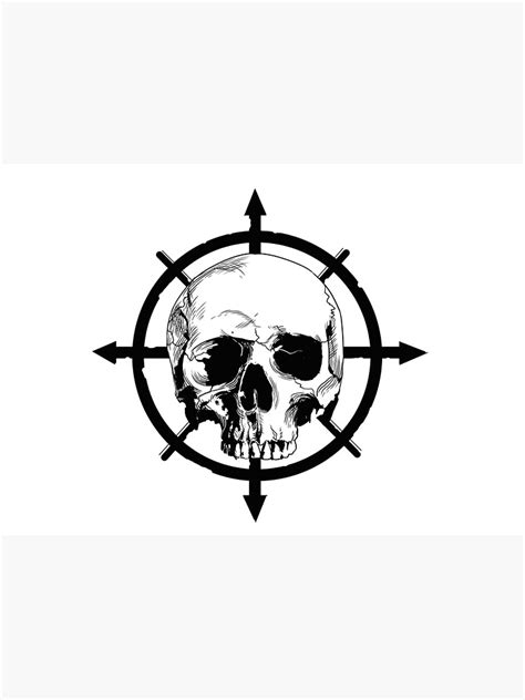 Skull Compass Poster For Sale By Tavioni8 Redbubble