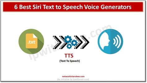 Best Siri Text To Speech Voice Generator For Influencers Network Interview