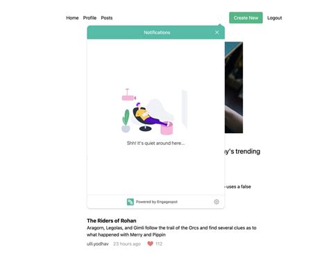 Build A Full Fledged Notification Center On Your React App Using