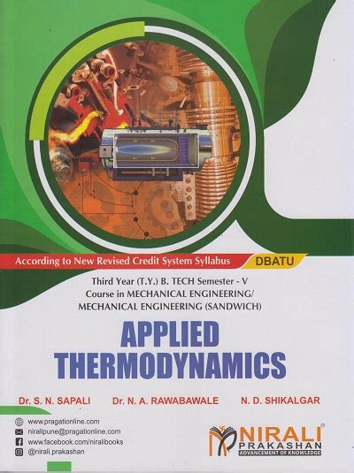 applied thermodynamics elective ii third year t y b tech