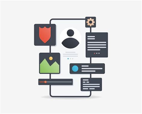 premium vector mobile app development and web design concept