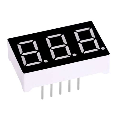 Red 0 363 Digits 7 Segment Display 0 36 Inch Sevensegment Display