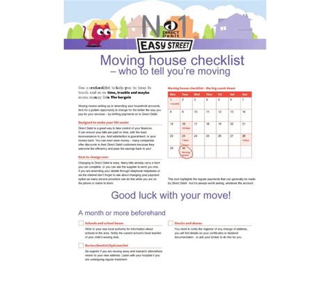 45 Great Moving Checklists [checklist For Moving In Out] ᐅ Templatelab