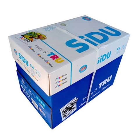 Jual Kertas HVS SiDu Sinar Dunia F4 70 Gr 1 Box 5 Rim SiDU Kertas