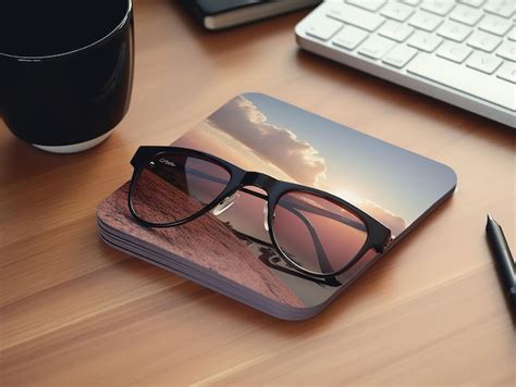 Premium Photo Ergonomic Mouse Pad Mockup For Comfortable Computing Ai