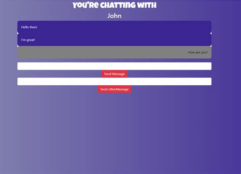 Javascript Messaging App Spans Adding On Instead Of Creating New