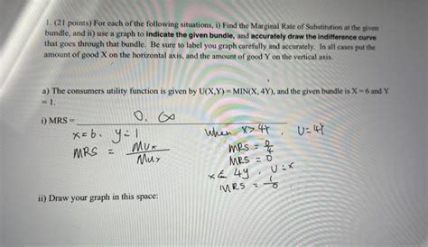 Solved 1 21 Points For Each Of The Following Situations Chegg