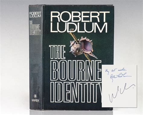The Bourne Identity Robert Ludlum First Edition First Edition Signed