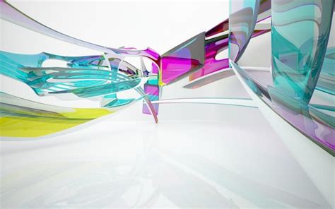 Premium Photo A Glass Of Different Colors Is Shown With A White