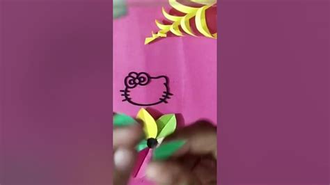 Papper Flower Easy At Home Youtube