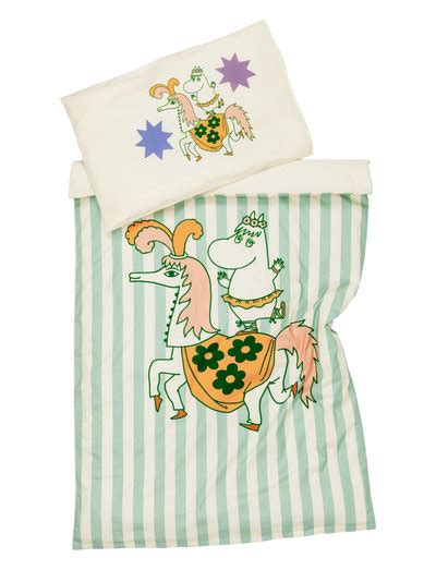 Arabia Moomin Bedset 85x125 Circus Striped Gots Bed Sets