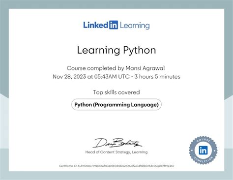 Mansi Agrawal On Linkedin I Am Thrilled To Share That I Have