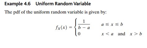 Solved The Pdf Of The Uniform Random Variable Is Given By Chegg Com