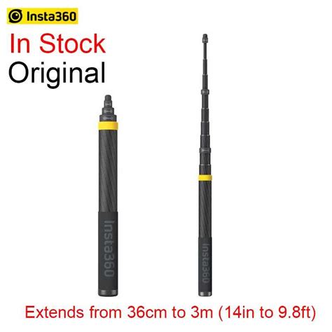 Bagong Insta360 Carbon Fiber 3M 3Meters Extended Edition Invisible