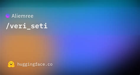Aliemreeveriseti · Hugging Face
