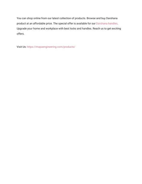 PPT Shop Darshana Products Online Darshana Locks Handles PowerPoint