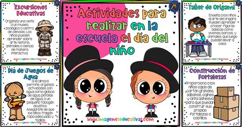 Actividades para realizar en la escuela el día del niño 1 Imagenes