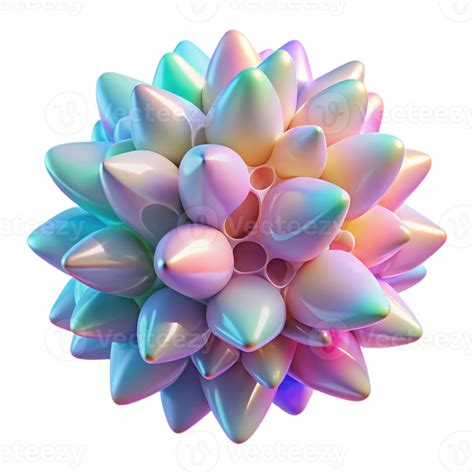 Serene Vintage A Chaotic Explosion Of Overlapping Translucent Shapes In Pastel Hues Lit By A