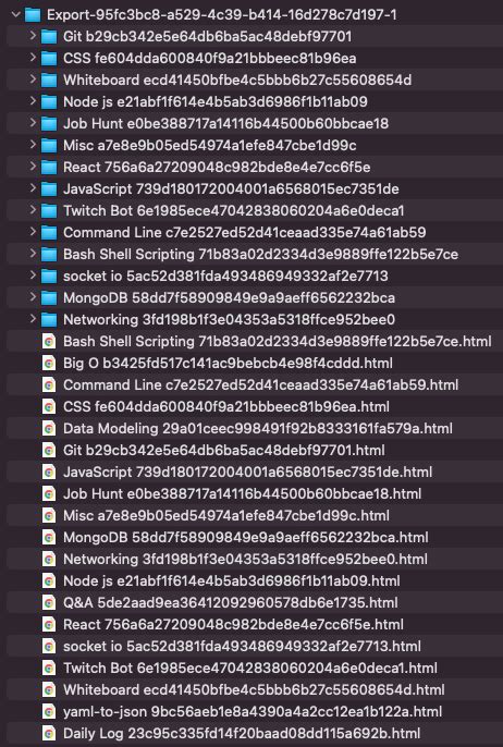 Rename Exported Notion Files With Simple Python Script