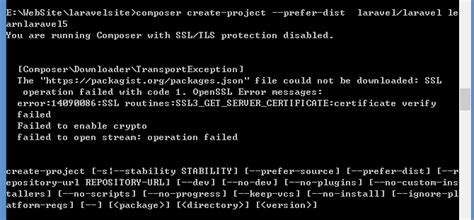 Windows8运行php Composer出现ssl报错的问题 洋葱土豆随心匠 博客园