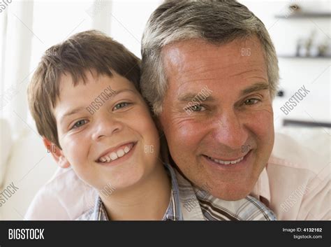 Grandfather Grandson Image And Photo Free Trial Bigstock