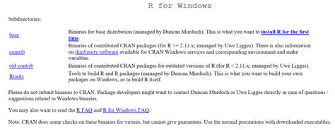 installing r on windows the data community