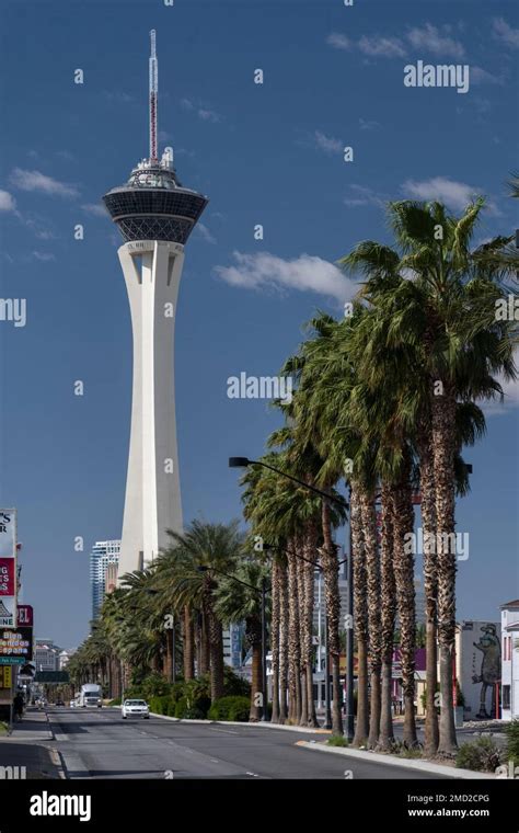 The Strat Hotel Tower And Las Vegas Boulevard Formerly The