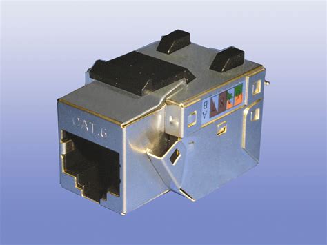 Cat7 Keystone Jack Unshielded Cat7 Jacks Addison Keystone Jacks