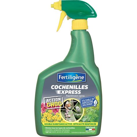Fertiligene Pulvérisateur Insecticide Anti Cochenilles Prêt à Lemploi