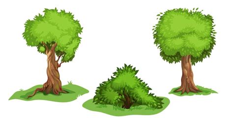 Animated Trees And Bushes
