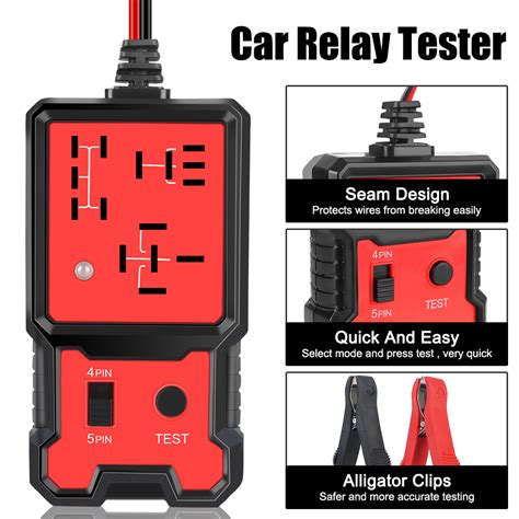 Universal 12v Car Relay Tester Electronic Automo Tive Relay Tester For