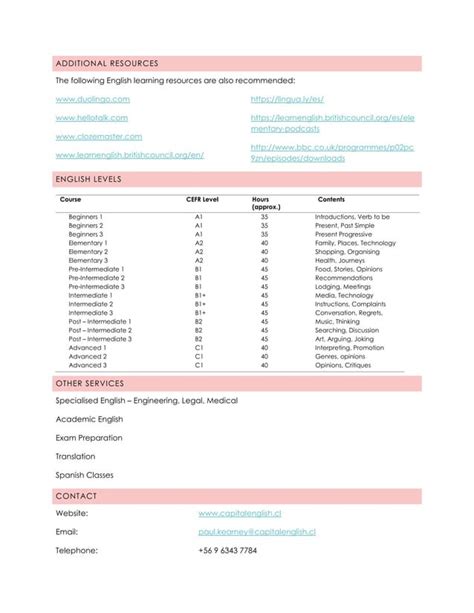 General English Classes Pdf