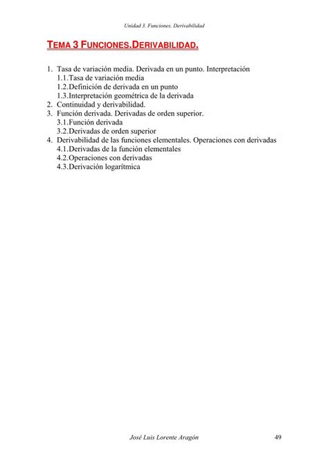 Pdf Unidad 3 Funciones Derivabilidadjoseluislorente Es 2bac Temas 3