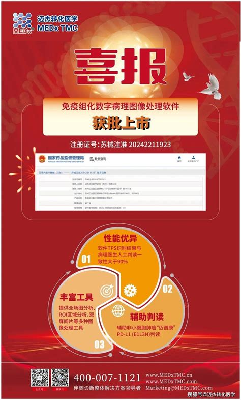 迈杰医学免疫组化数字病理图像处理软件成功获批上市诊断分析医生 迈杰医学免疫组化数字病理图像处理软件成功获批上市诊断分析医生