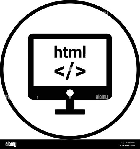 Html File Stock Vector Images Alamy