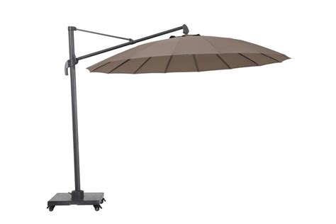 Alexander Rose Cantilever Round Aluminium Parasol 3m Taupe Uh30taupe