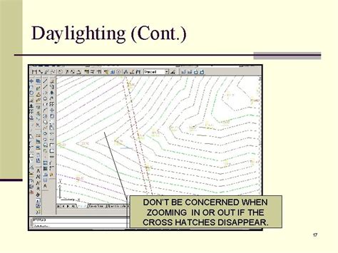 Grading And Daylighting The Daylighting Commands Calculate Slope