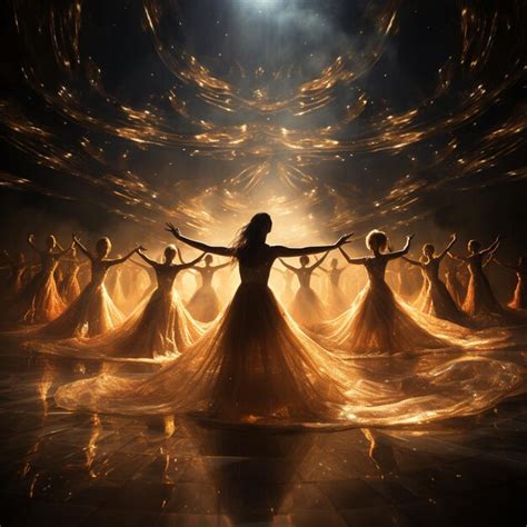 Premium Ai Image There Are Many People In A Dance Pose With Their