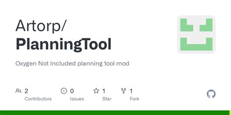 Github Artorpplanningtool Oxygen Not Included Planning Tool Mod