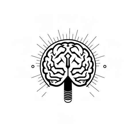 Premium Ai Image Brain Vector Illustration