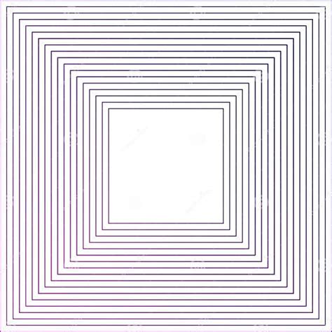 Concentric Squares Concentric Abstract Geometric Pattern Radial Square Linear Texture Space