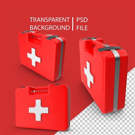 Kit De Primeiros Socorros Png PSD Premium