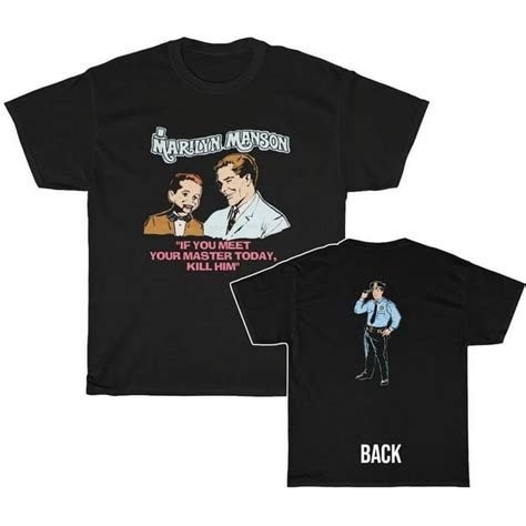 Marilyn Manson If You Meet Your Master Today Shirtshirt