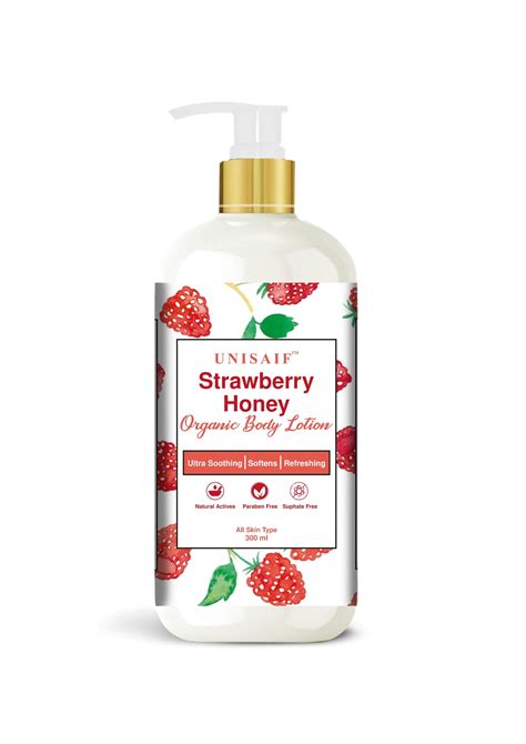 Unisaif Strawberry And Honey Body Hyz01 Lotion Hand Lotion Skin With