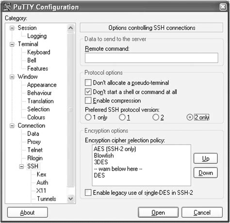 Setting Up A Secure Telnet Connection To The Eagle Using Putty