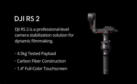 DJI RS 2 and RSC 2 professional camera stabilizers announced - Photo Rumors
